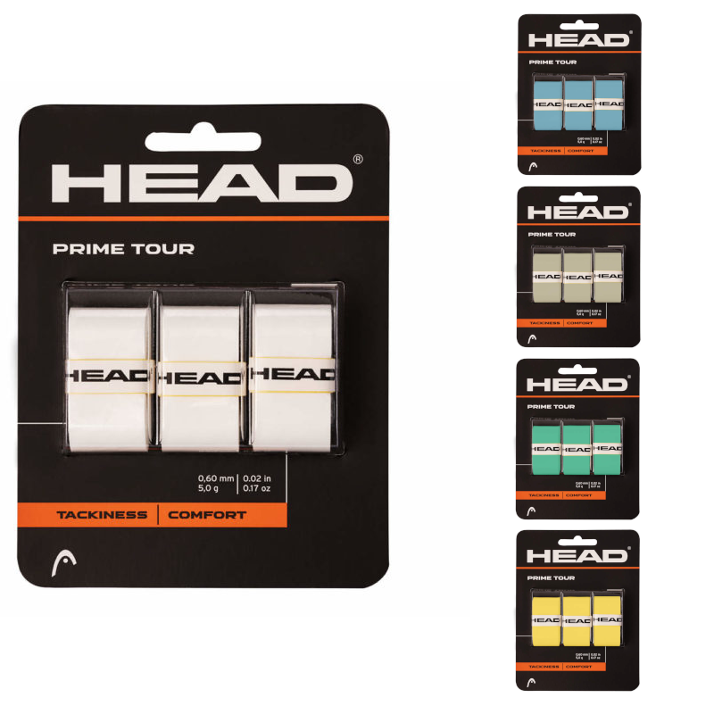 Head Prime Tour Overgrip 3 Pack | Padel Shack - The UK's No.1 Padel Store