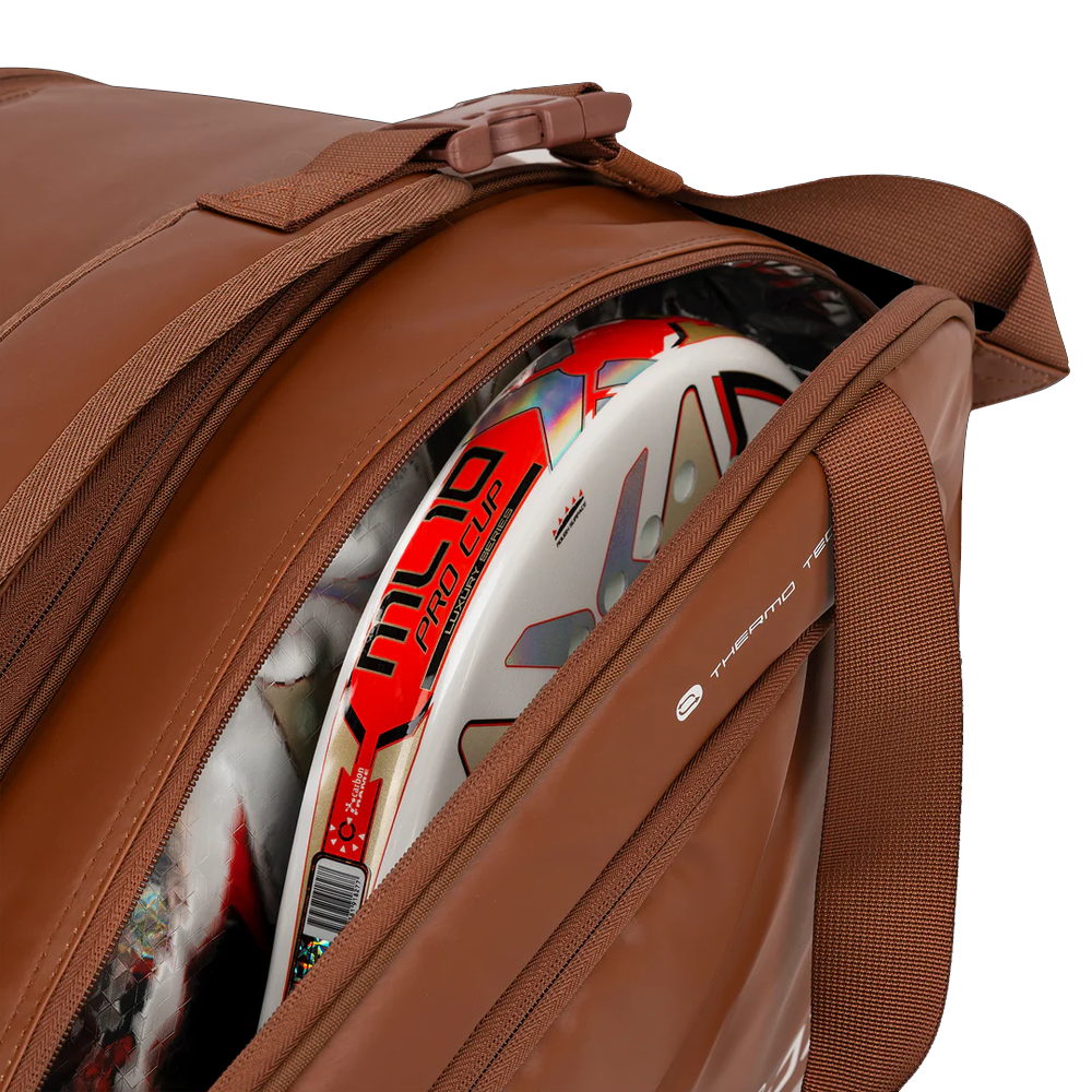NOX Pro Series Padel Racket Bag (Camel Brown) | Padel Shack