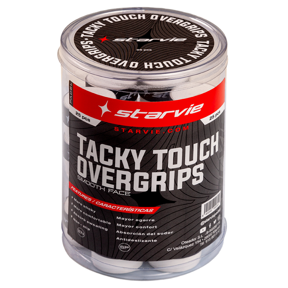 StarVie Tacky Touch Padel Overgrip (25 Tub) | Padel Shack