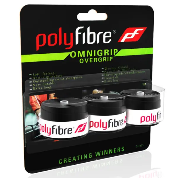Polyfibre Omnigrip Overgrips 3 Pack | Stringers' World