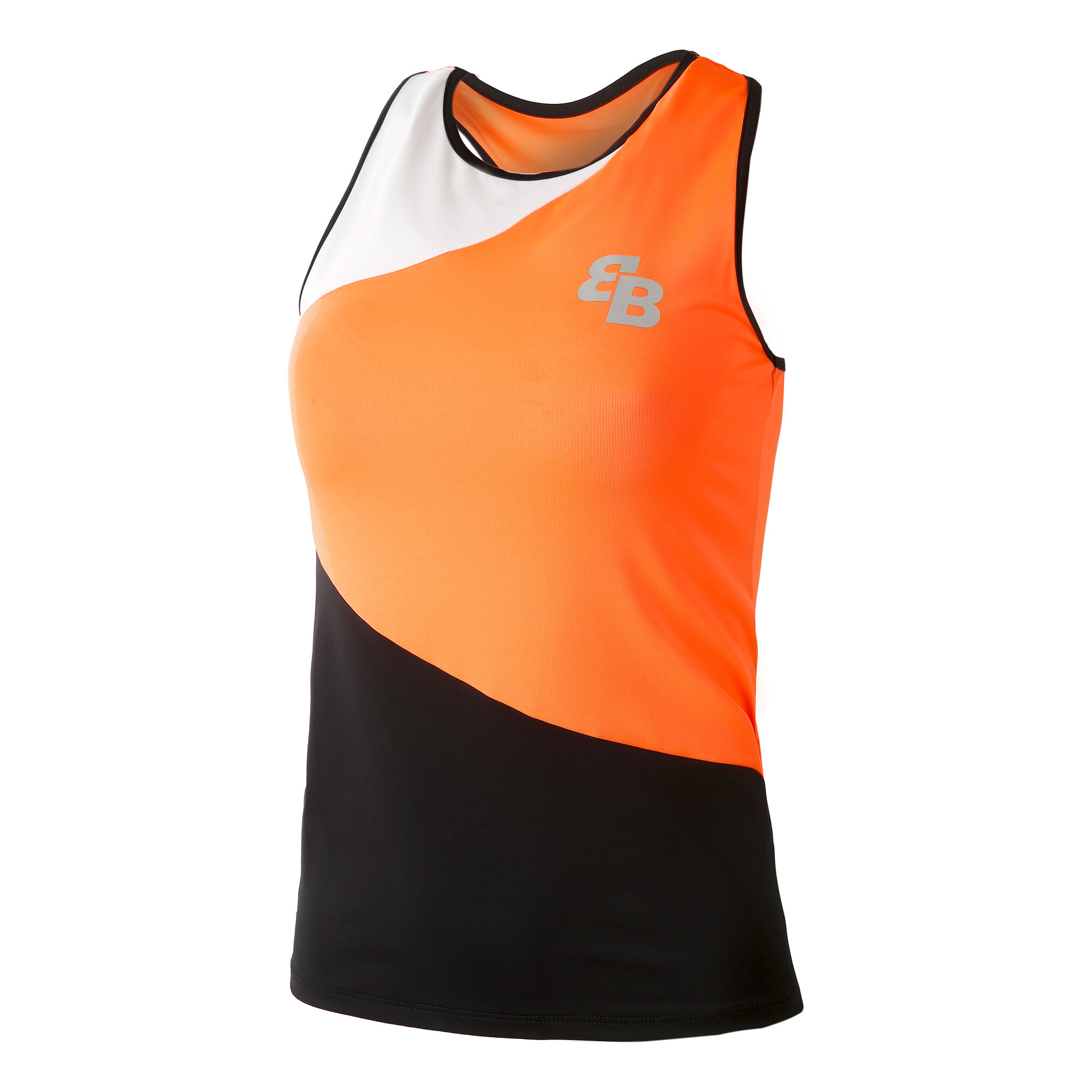 BB Women's Berlin Tank Top (Black/Orange) | Stringers' World