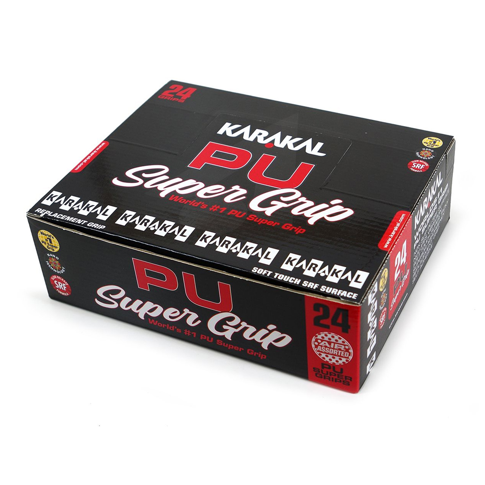 Karakal PU Super Air Grip (Assorted) 24 box | Stringers' World