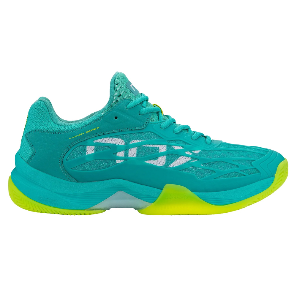 Head Womens Motion Pro Padel Shoe (White/Aqua) (2023) | Stringers' World