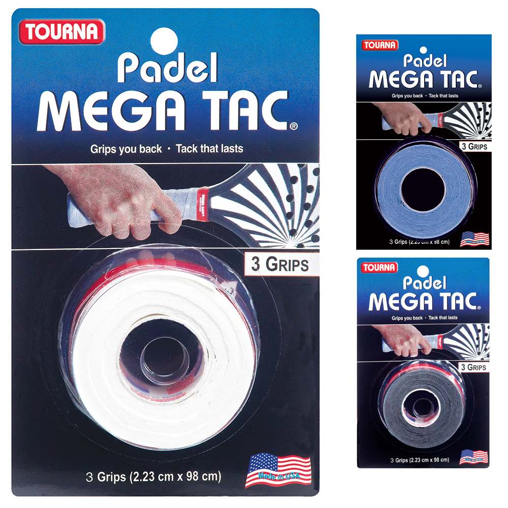 Tourna Grip Padel Mega Tac Overgrip (3 Roll) | Stringers' World