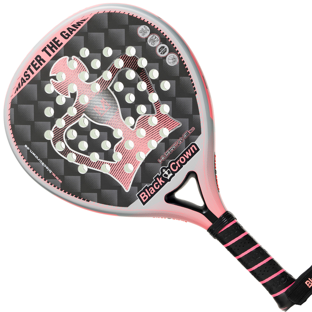 Black Crown Hurricane 2.0 Padel Racket (2023) | Stringers' World