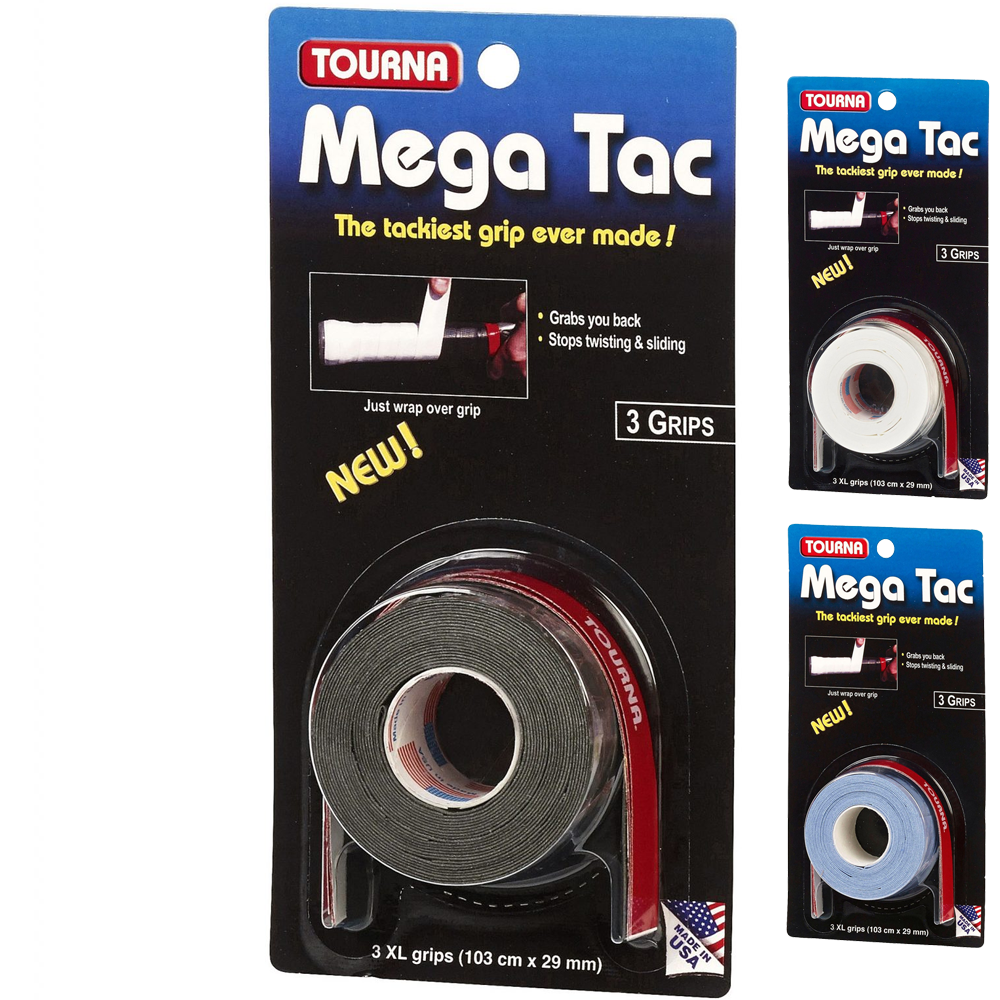 Tourna Grip Mega Tac Overgrip (3 Roll) | Stringers' World