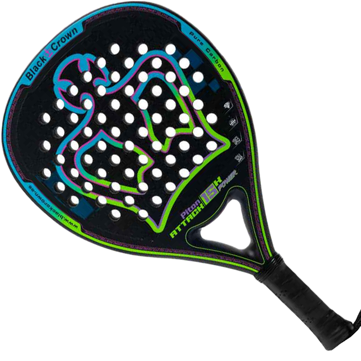 Black Crown Piton Attack 15K Power Padel Racket (2024) | PadelShack