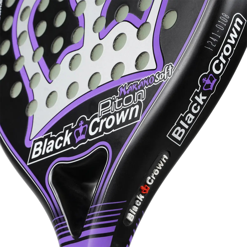 Black Crown Piton Nakano Soft Padel Racket | PadelShack