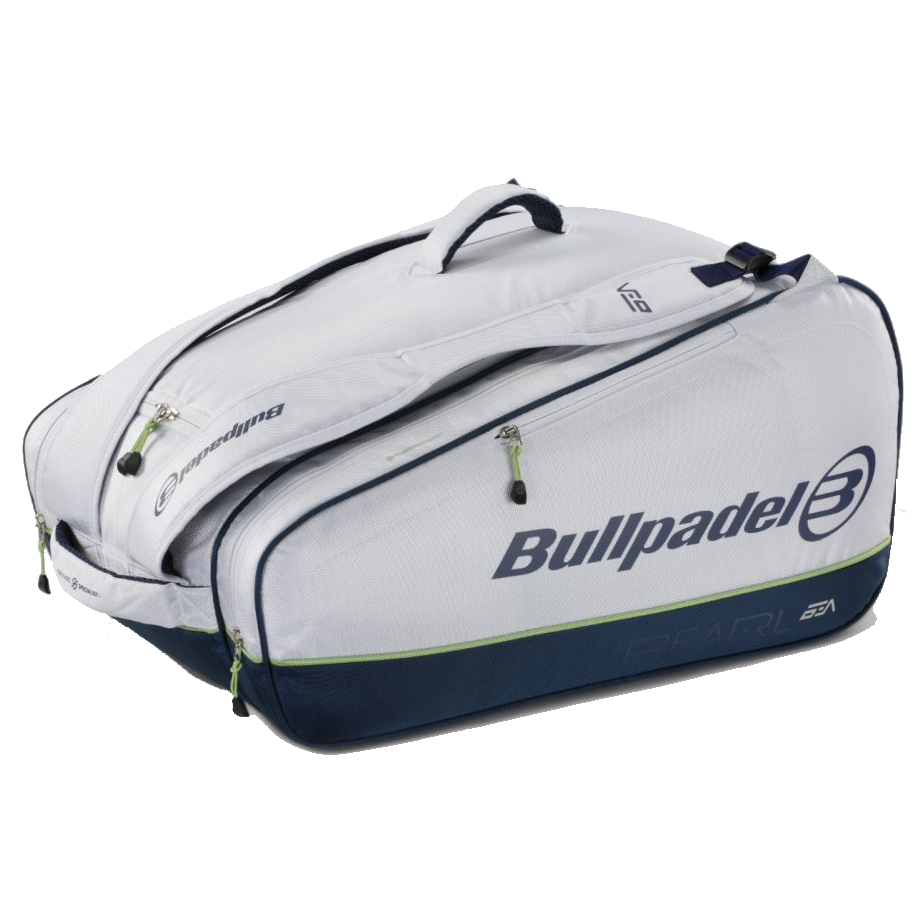 Bullpadel Pearl Padel Racket Bag (2025) (White) | PadelShack