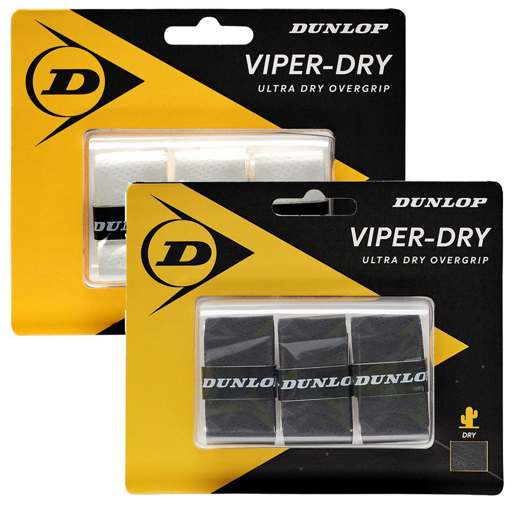 Dunlop Viper Dry Overgrip (3 Pack) | PadelShack