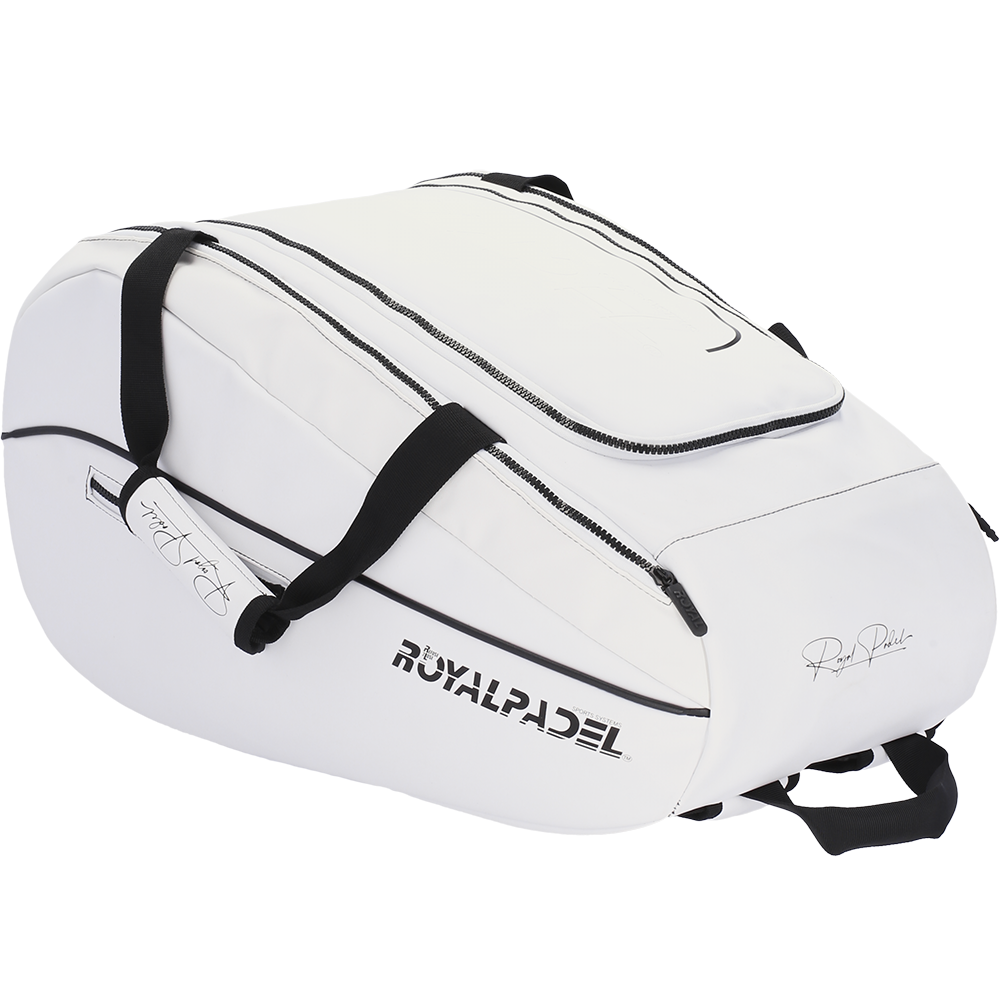 Royal Padel Signature Padel Racket Bag (2024) (White) | PadelShack